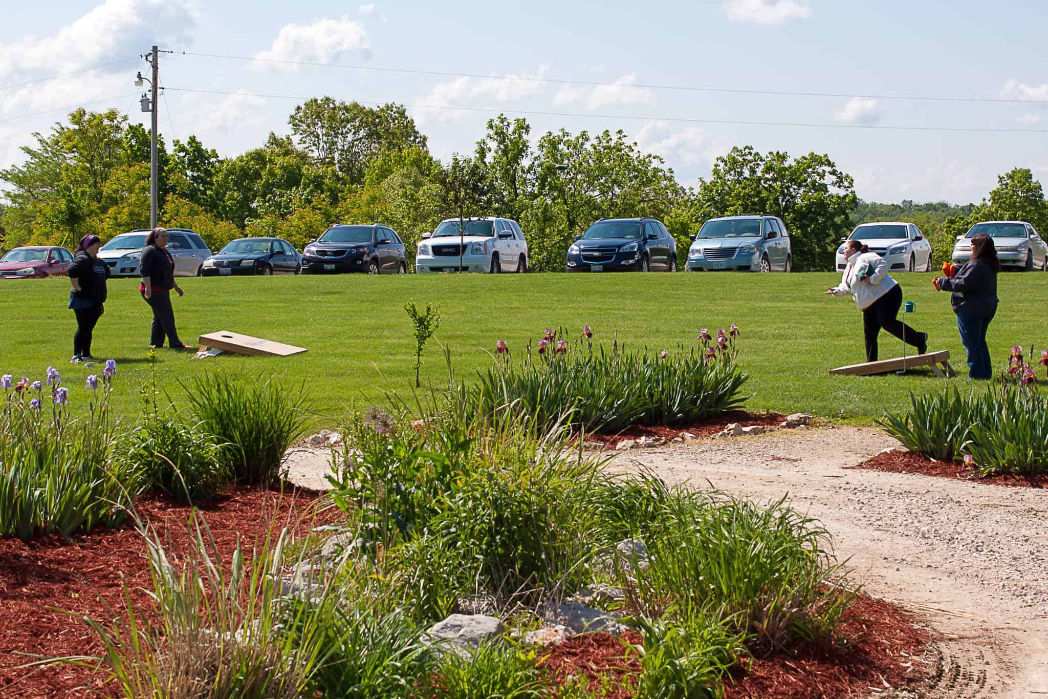 Play Cornhole at the Lodge! | Heartland Lodge